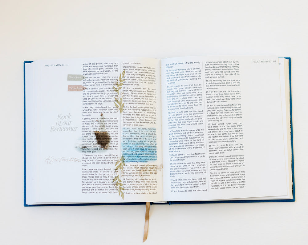 Artful Scripture Stickers for LDS books | Line Upon Line, Co.