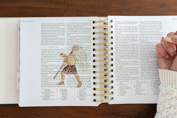 Artful Scripture Stickers for LDS books | Line Upon Line, Co.