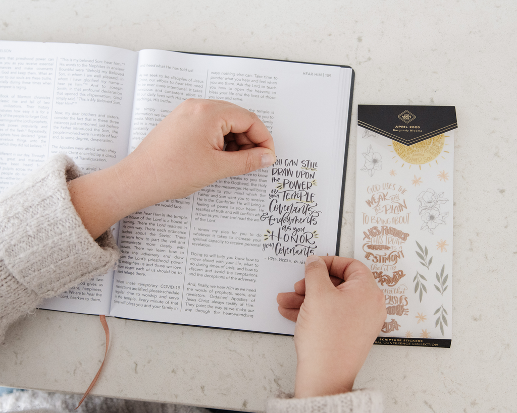 General Conference Scripture Stickers – Line Upon Line, Co.